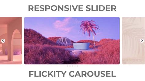 responsive carousel slider using flickity youtube