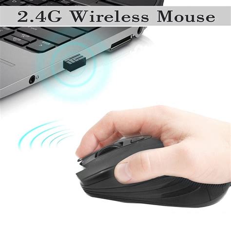 Wholesale Optical Wireless Mouse With Cpi Button Black