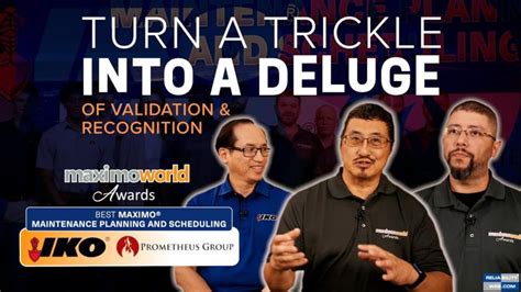 Maximoworld On Linkedin Best Maximo® Maintenance Planning And Scheduling Prometheus And Iko