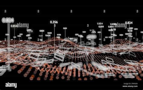 Big Data Visualization Abstract Structure Stock Photo Alamy