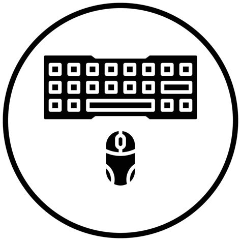 Gaming Keyboard And Mouse Icon Style 9486928 Vector Art At Vecteezy