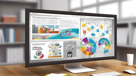 놀라운 3d 합성 화면 배경에 매력적인 E Learning 인터페이스 컴퓨터 기술 배경 놀라 배경 온라인 학습 배경 이미지 Hd 컴퓨터 기술 놀라 온라인 학습