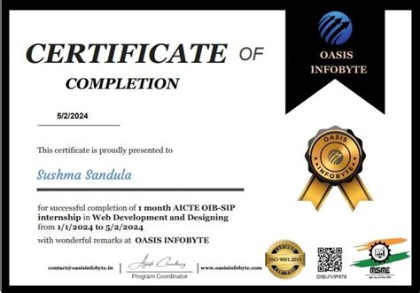 sandula sushma on linkedin oasisinfobyte