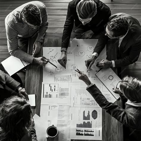 A Team Creating And Monitoring Kpis To Assess Operational Performance Premium Ai Generated Image