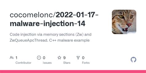 Github Cocomelonc2022 01 17 Malware Injection 14 Code Injection Via
