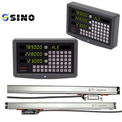 SINO SDS V Grey Digital Readout Kits DRO Axis Um Glass Linear Scale Meter Milling Machine