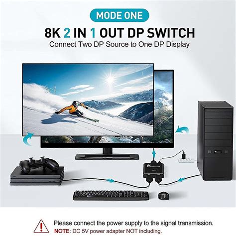 Displayport Switch K Displayport Bidirectional Splitter Switch Displayport Kvm X X