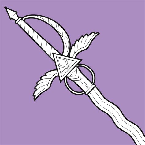 Winged Wavy Sword Prop Template Bonus Dagger Template Pretzl Cosplay