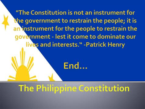 The Philippine Constitution Pptx