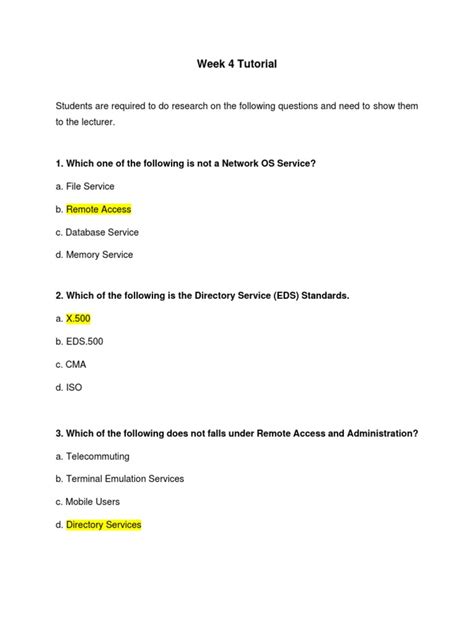 Week 4 Tutorial Pdf Graphical User Interfaces Computer Network
