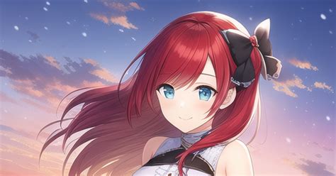 Ai Oppai Ai绘画，雪地美少女 October 25th 2022 Pixiv