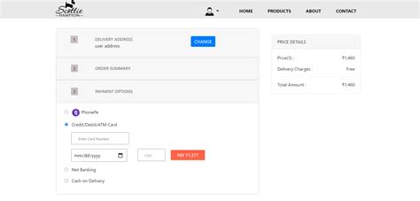 Responsive Ecommerce Website