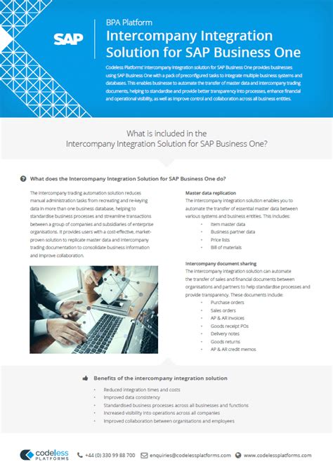 Intercompany Integration Solution For Sap Business One