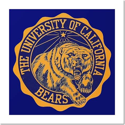 Retro College Sports University Of California Berkely Golden Bears