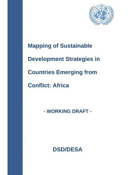 Pdf Mapping Of Sustainable Development Strategies In Countries