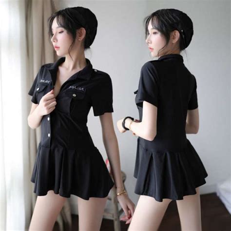 Promo Sexy Kostum Seragam Polisi Baju Polwan Police Cosplay Costume Diskon 23 Di Seller