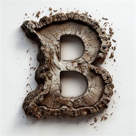 Intricate Silver Chain Monogram Letter B Design Art Playground