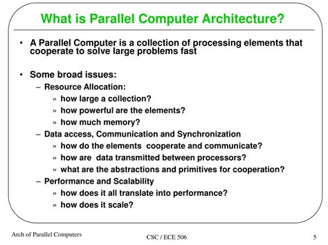 PPT Architecture Or Parallel Computers CSC ECE 506 Summer 2006