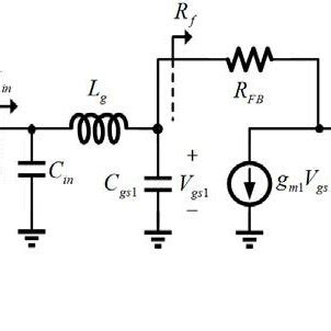 A SCHEMATIC OF SHUNT SHUNT RESISTIVE FEEDBACK AMPLIFIER B Download Scientific Diagram