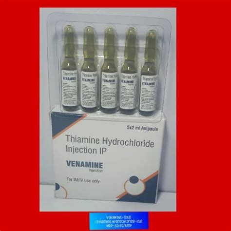 Thiamine Hydrochloride Injection Packaging Size 2 Ml Vial At ₹ 5060