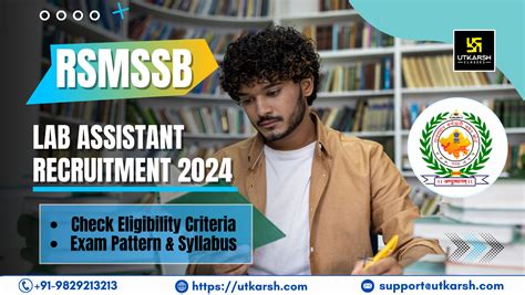Rsmssb Lab Assistant Notification 2024 Check Exam Details