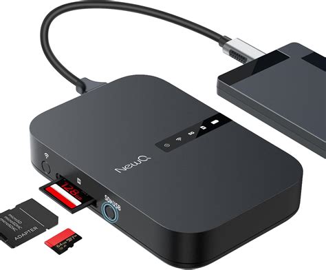 Amazon Com Wireless SD Card Reader For IPhone IPad NewQ Filehub External Memory Card Reader