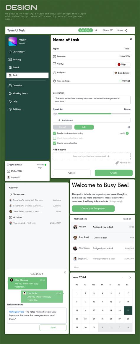 web task manager behance