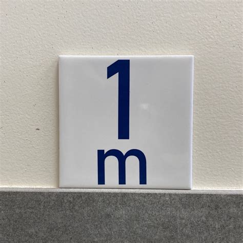 Pool Depth Markers Pool Safety Tiles Waterline Tiles Etsy