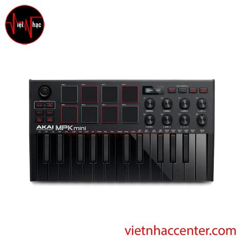 Keyboard Controller Akai Professional MPK Mini MK III key Black Việt Nhạc Center