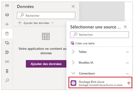 Se Connecter Au Stockage Blob Azure à Partir De Power Apps Power Apps