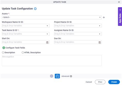 Update Task Activity