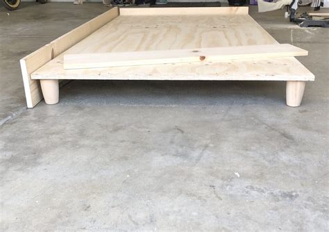 Easy Diy Twin Platform Bed Frame Tutorial Domestic Designs Co
