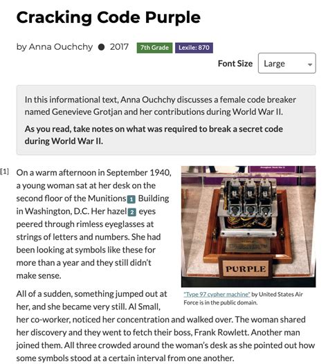 Decipher Code Talker In Your Classroom With Commonlit
