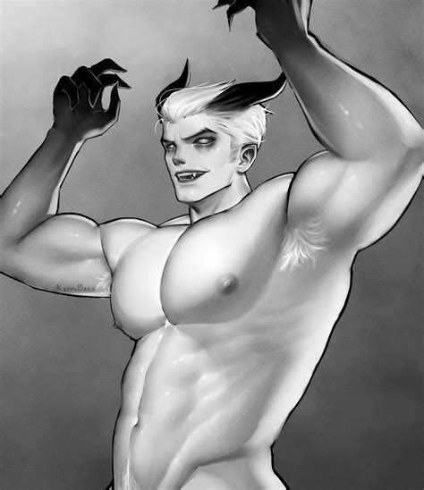 Rule 34 Biceps Bulging Biceps Character Request Claws Horns Kappibara Male Male Only Muscles