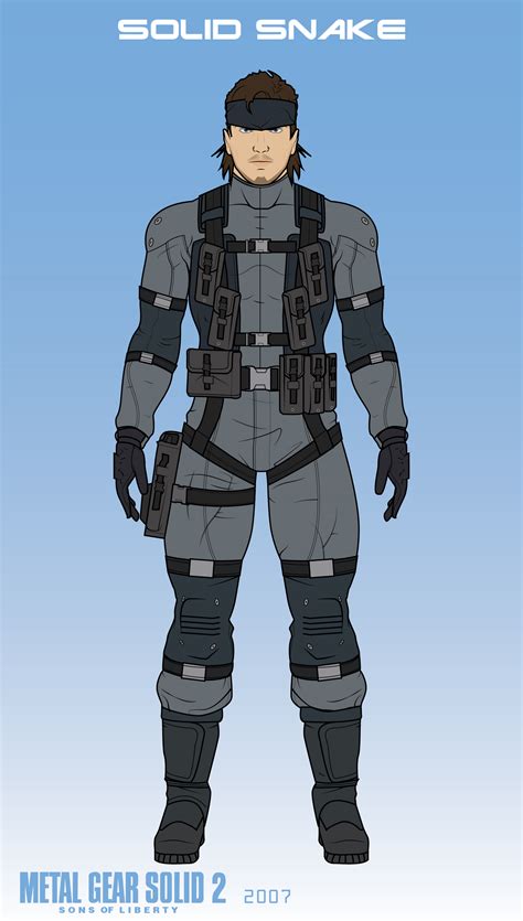 Solid Snake 2007 Mgs2 Ver 2 By Efrajoey1 On Deviantart