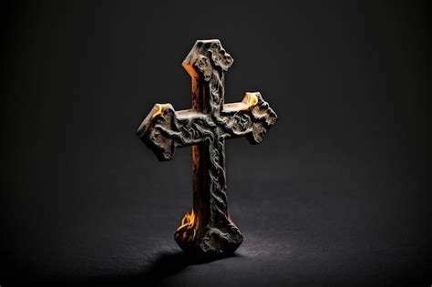 Cruz De La Religión Cristiana Ortodoxia Y Catolicismo Símbolos Divinos