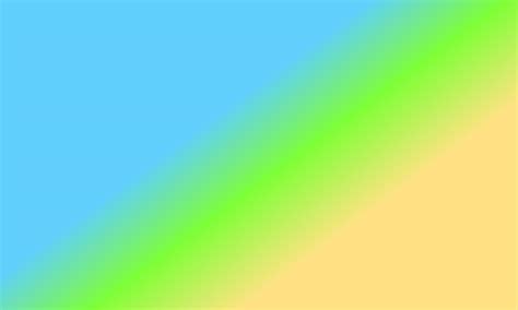 Simple Green Blue And Yellow Gradient Color Illustration Background