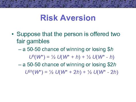 Chapter 8 Expected Utility And Risk Aversion Microeconomic