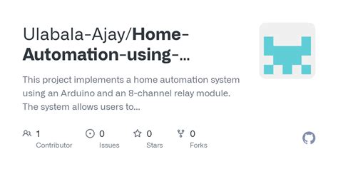 Github Ulabala Ajay Home Automation Using Arduino Relay And Bluetooth Module Hc This
