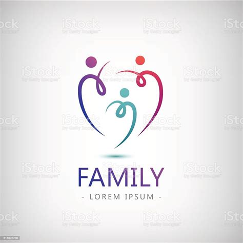 벡터 추상적임 양식화된 부품군 3 팀 리드 아이콘크기 로고 가족에 대한 스톡 벡터 아트 및 기타 이미지 가족 기업 재무와 산업 기하 도형 Istock
