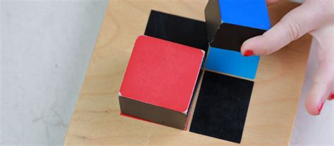 Montessori Sensorial Materials Binomial Cube Montessori Academy
