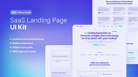 Saas Landing Page Free Ui Template Figma Community