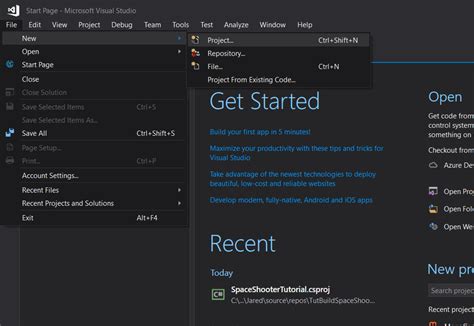 Build A Space Shooter With Monogame 1 Learn York Computer