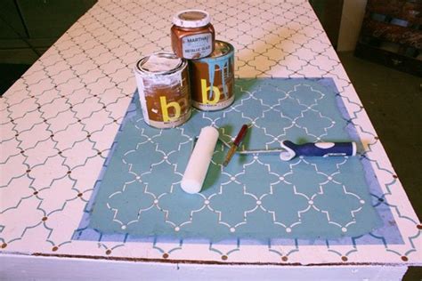 How To Stencil A Table DIY Projects Expert Guides For Home Improvement Woodworking Crafts More