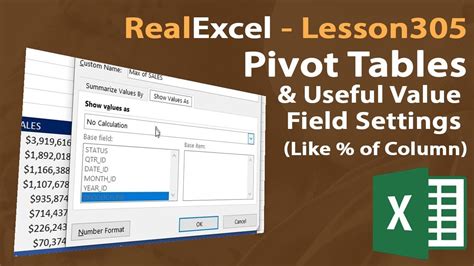 pivot table value field settings pivot table part 2 grouping value field setting new