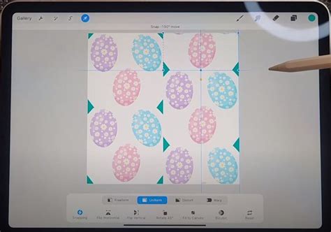 How To Make A Half Drop Repeat Pattern In Procreate Julie Erin Designs