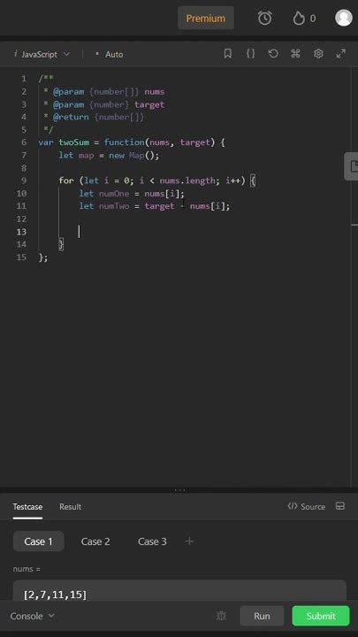 1 Two Sum Leetcode Easy Javascript Hashmap Solution Part 2 Youtube