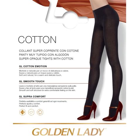 Collant Golden Lady Warmy Cotton Caldo Cotone Coprente Intimorosa