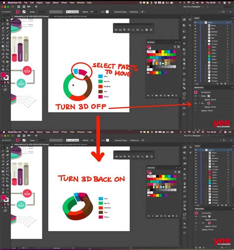 IS Artists How To Make Graphs In Adobe Illustrator Part Pie Charts