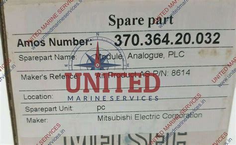 MITSUBISHI PLC ANALOG MODULE PROGRAMMABLE CONTROLLER FX2N 2DAN United Marine Services